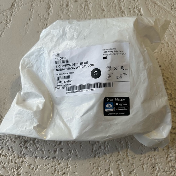 DreamMapper | Other | Dreammapper S Comfortgel Blue Nasal Mask W Hgr ...
